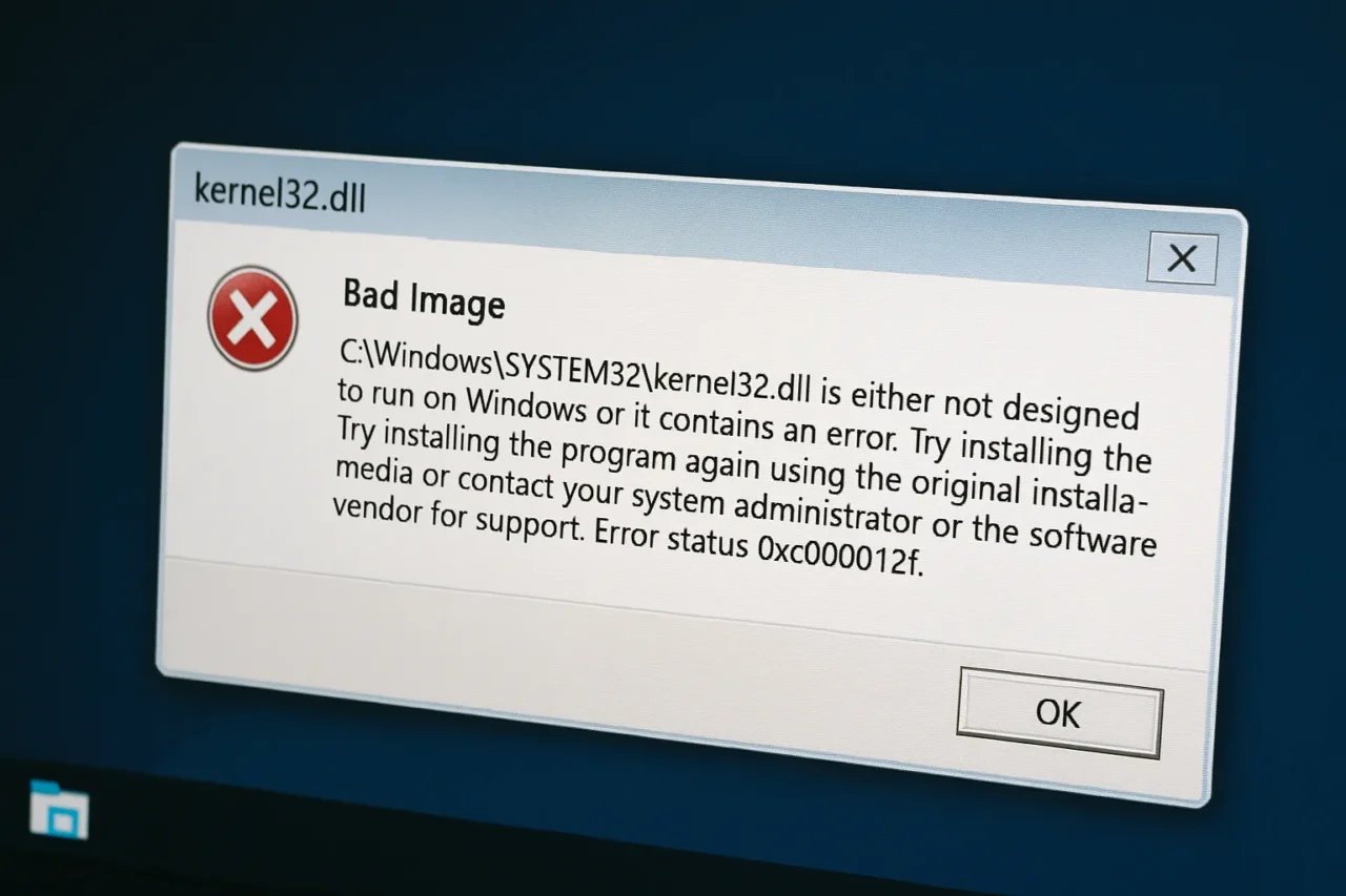 【Windows】kernel32.dll（64bit）エラーの原因と対処法｜大切なデータを守る復旧手順｜データ復旧 国内売上No.1【データ復旧.com】