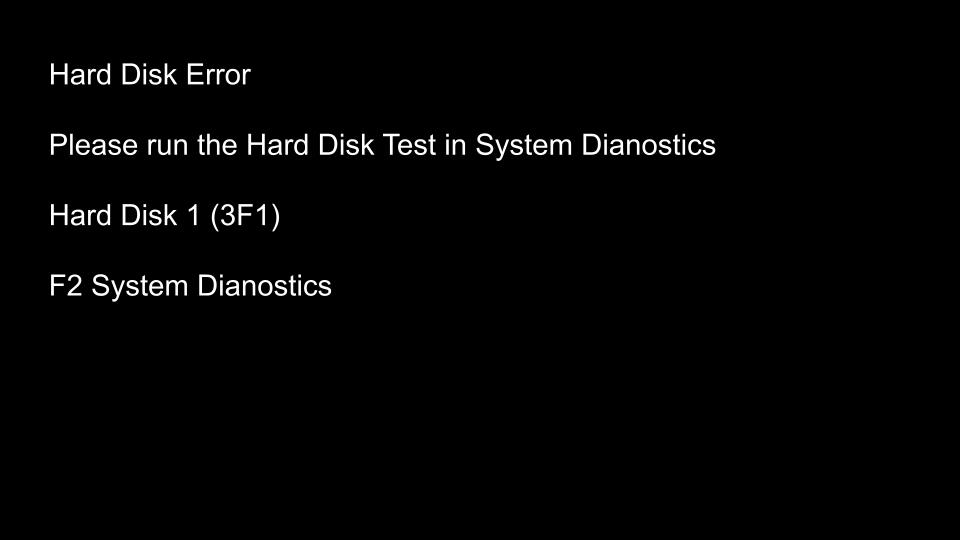 Hard Disk Error (3F1, 3F2, 3F3, 3F4) の原因と対処法｜データ復旧 国内売上No.1【データ復旧.com】