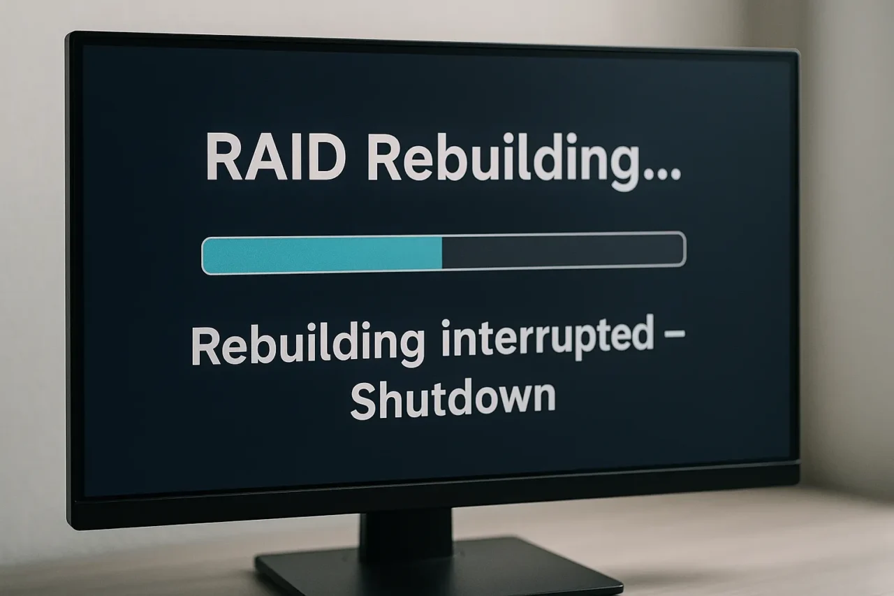 RAID再構築中にシャットダウンした場合のリスクと対処法を解説｜データ復旧 国内売上No.1【データ復旧.com】