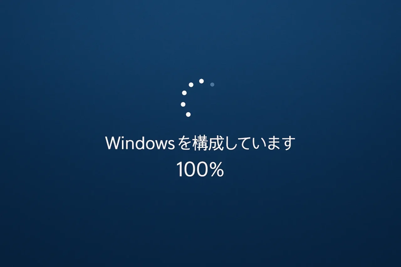 Windows更新が100％で止まる原因と対処法｜「更新プログラムを構成しています」が終わらない｜データ復旧 国内売上No.1【データ復旧.com】