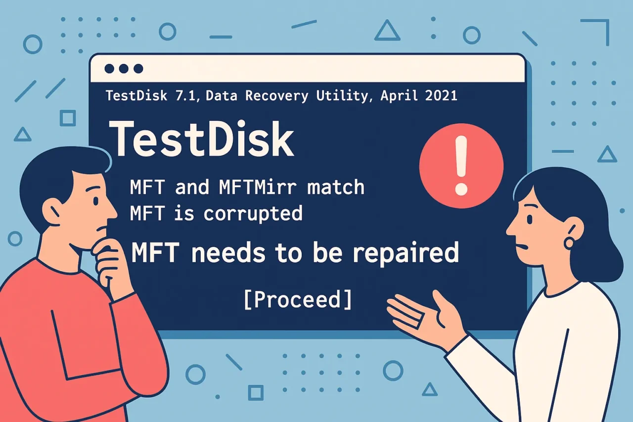TestDiskでMFT（Master File Table）修復が必要なケースと対処法｜データ復旧 国内売上No.1【データ復旧.com】